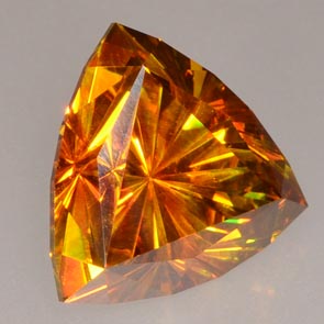 gem-sphalerite.com - 15.44 ct- trillion cut -SOLD